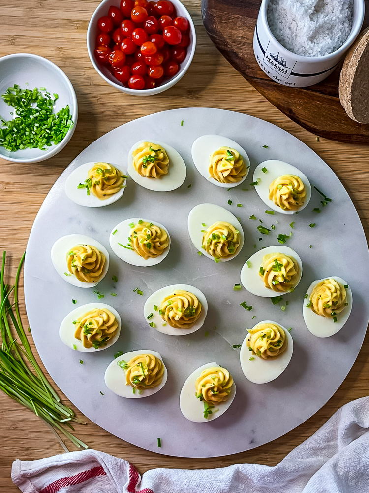 Truffle Deviled Eggs